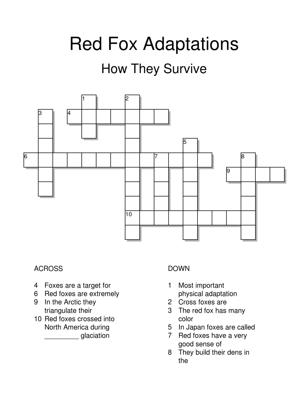 Red Fox Adaptations | How They Survive - How They Survive - All Things ...